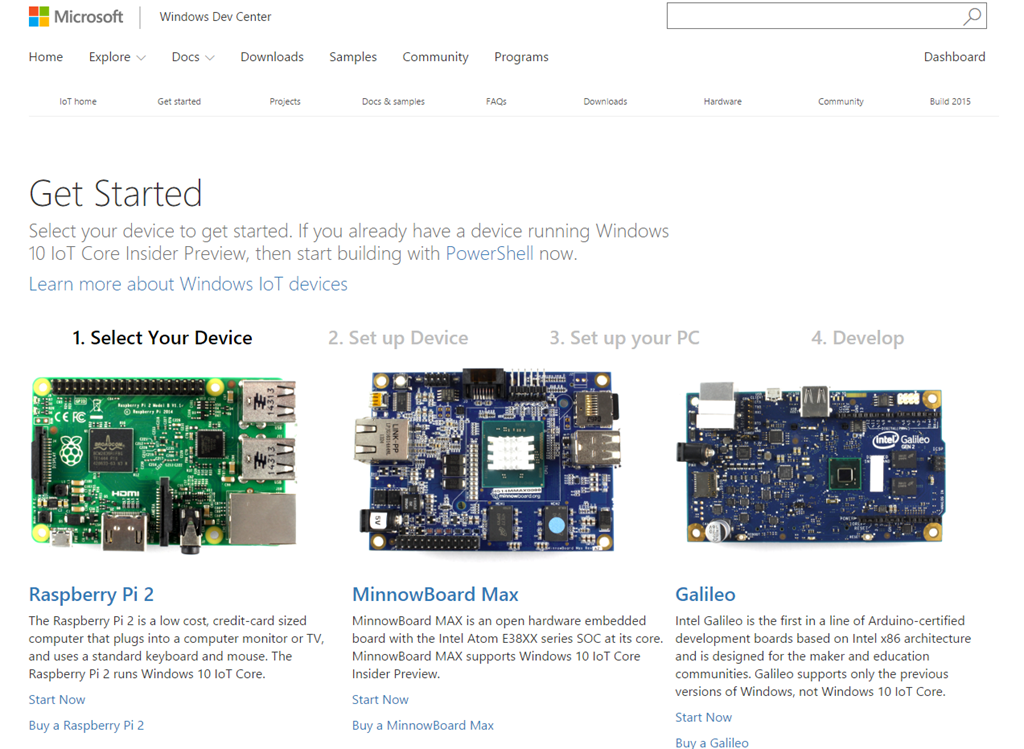 Windows 10 IoT Core | ブチザッキ